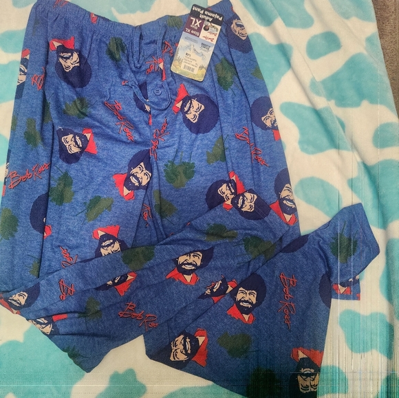 briefly stated | Pants | Bob Ross Graphic Printed Lounge Pajama Pants ...
